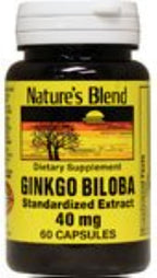 Nature's Blend Ginkgo Biloba capsules