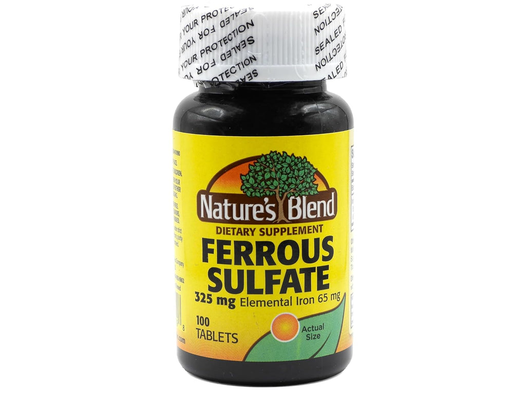 Nature's Blend iron supplement for energy