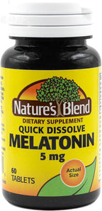 Nature's Blend melatonin for better sleep