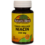 Nature's Blend Niacin timed release benefits