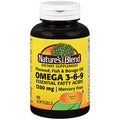 Nature's Blend Omega 3-6-9 softgels for heart health