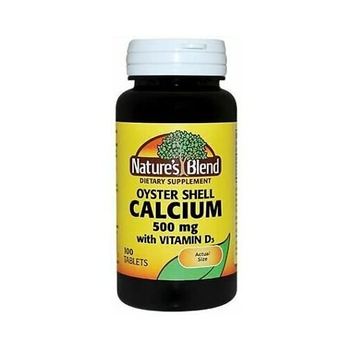 Nature's Blend oyster shell calcium tablets