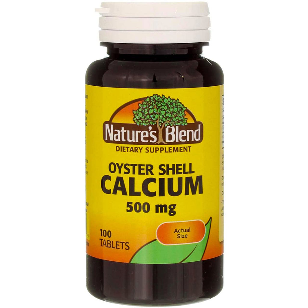 Nature's Blend oyster shell calcium tablets