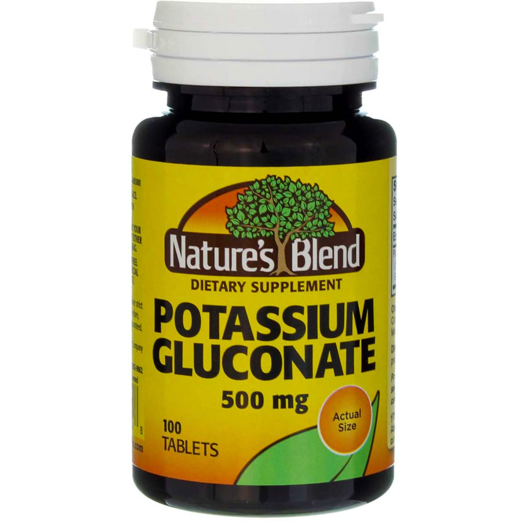 Nature's Blend Potassium Gluconate tablets