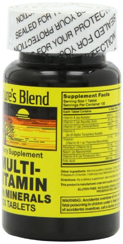 Nature's Blend supplements for immune health