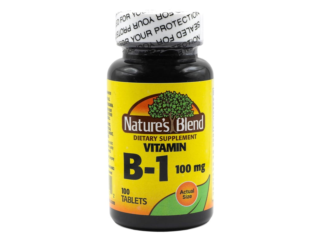 Nature's Blend Vitamin B-1 tablets