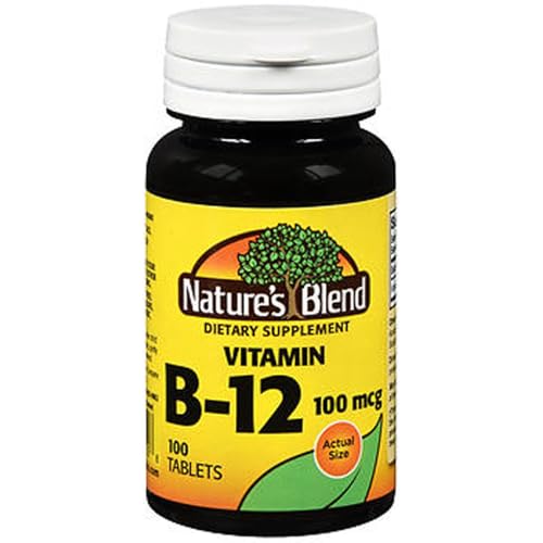 Nature's Blend Vitamin B12 100 mcg tablets
