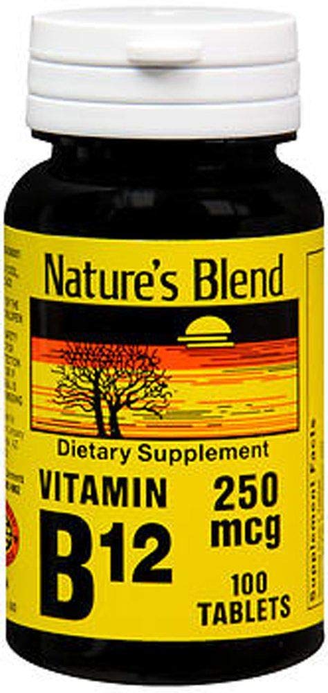 Nature's Blend vitamin B12 for energy support