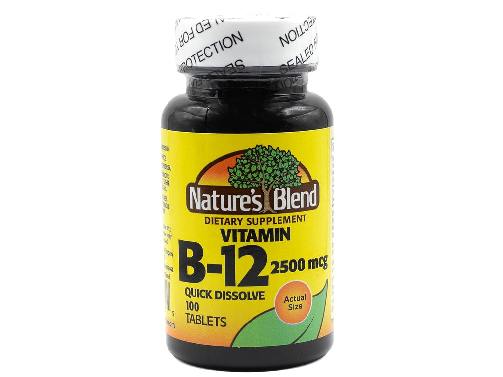 Nature's Blend vitamin B12 tablets