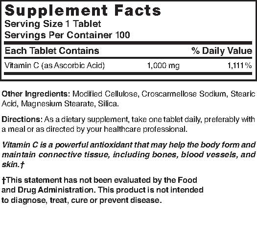 Nature's Blend Vitamin C health benefits