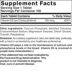 Nature's Blend vitamin D3 for bone health