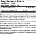 Nature's Blend vitamin D3 supplement