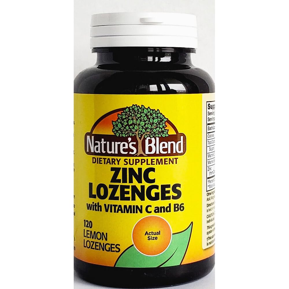 Nature's Blend zinc lozenges for immunity