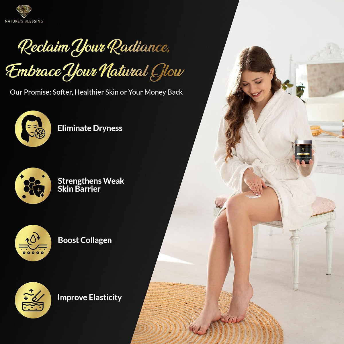 Nature's Blessing beef tallow cream for beauty routine