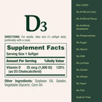 Nature's Bounty 120 count soft gels