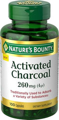 Nature's Bounty activated charcoal capsules