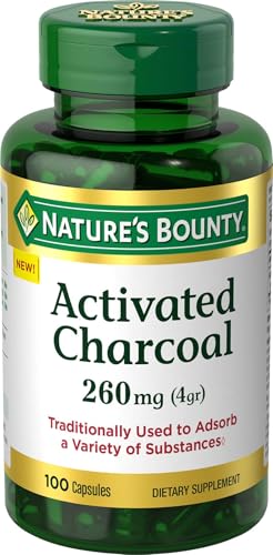 Nature's Bounty activated charcoal capsules