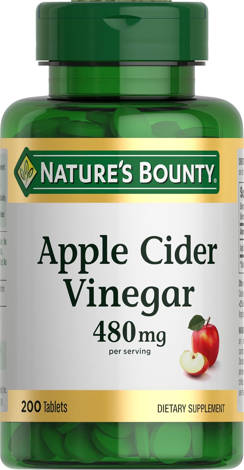Nature's Bounty apple cider vinegar tablets