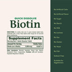 Nature's Bounty biotin 5000 mcg benefits