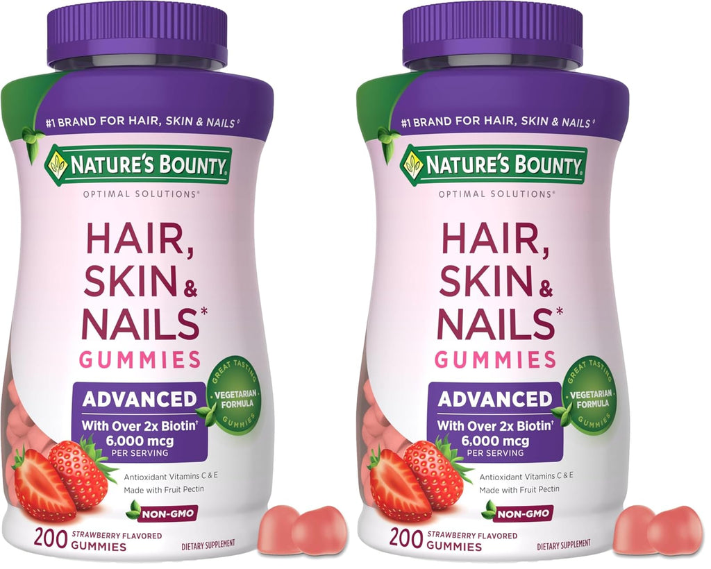 Nature's Bounty biotin gummies for hair