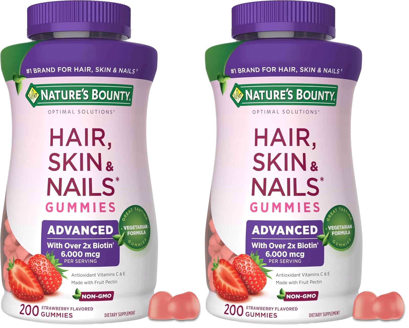 Nature's Bounty biotin gummies for hair