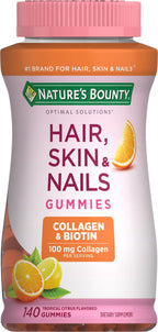 Nature's Bounty biotin gummies for healthy hair