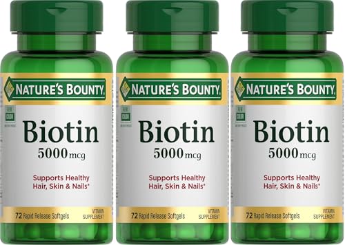 Nature's Bounty biotin liquid softgels