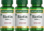 Nature's Bounty biotin liquid softgels
