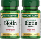 Nature's Bounty biotin quick dissolve tablets
