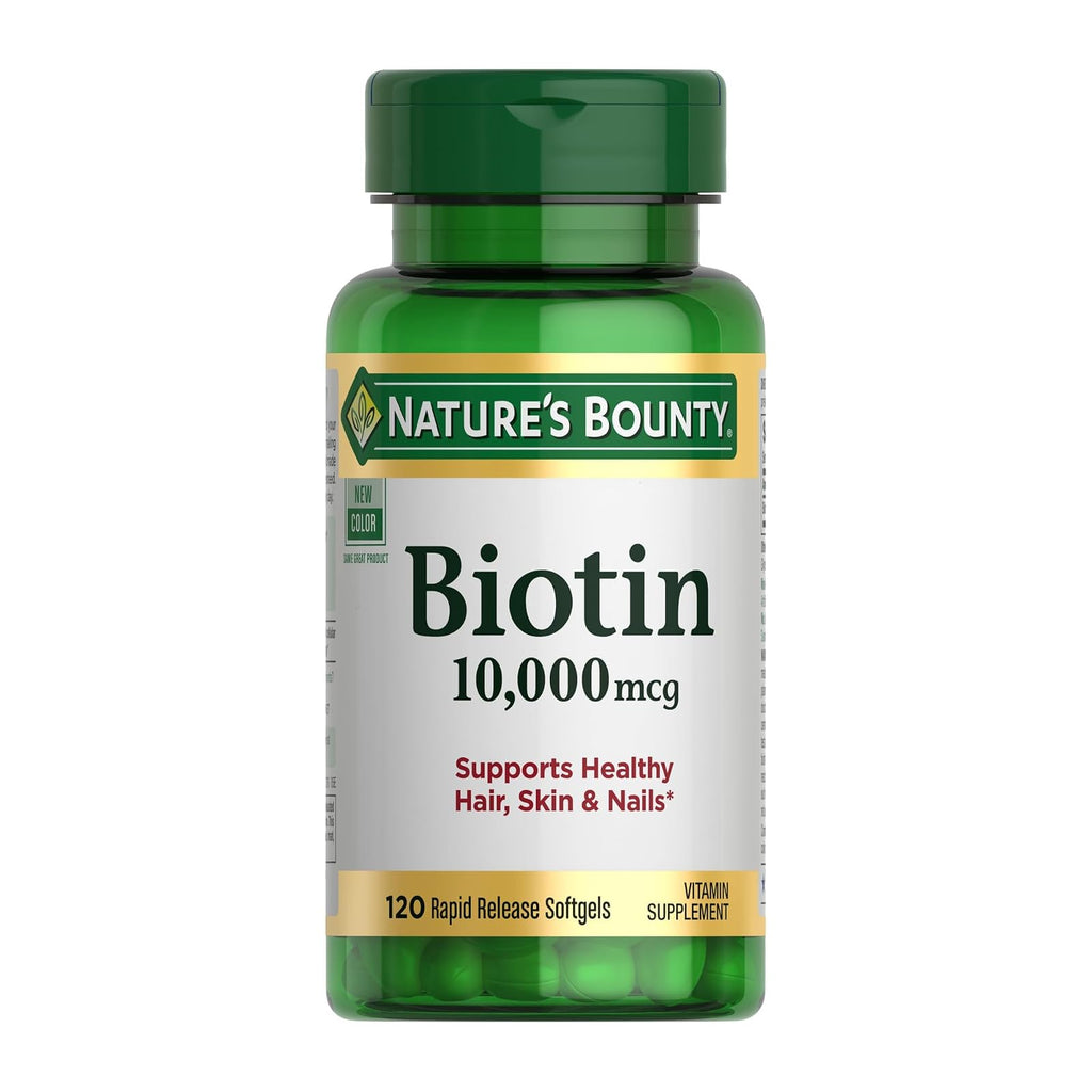 Nature's Bounty biotin softgels for hair