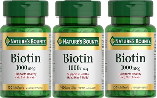 Nature's Bounty biotin supplement tablets