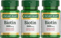 Nature's Bounty biotin supplement tablets