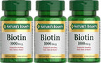 Nature's Bounty biotin supplement tablets