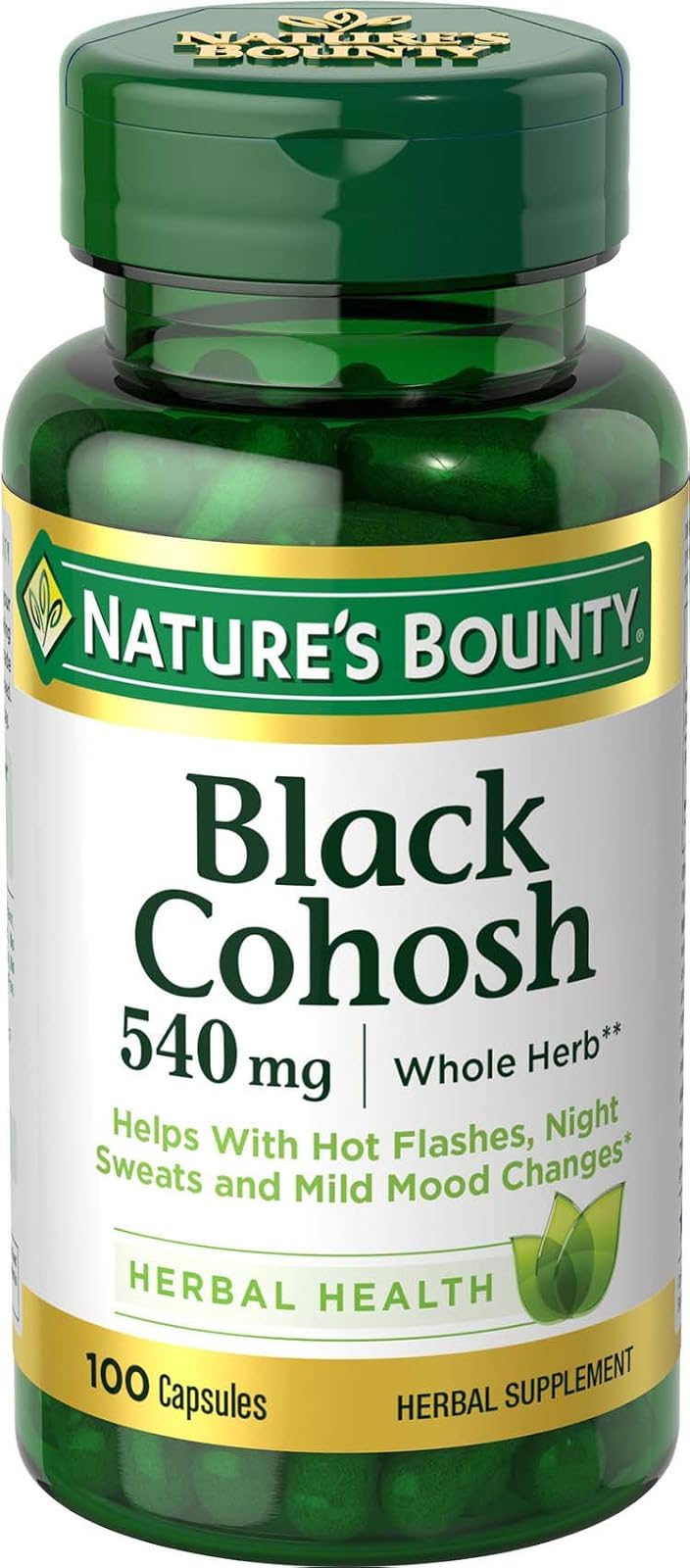 Nature's Bounty Black Cohosh capsules