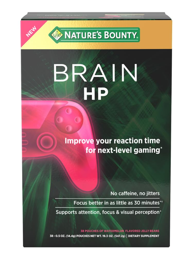 Nature's Bounty Brain jelly beans for focus