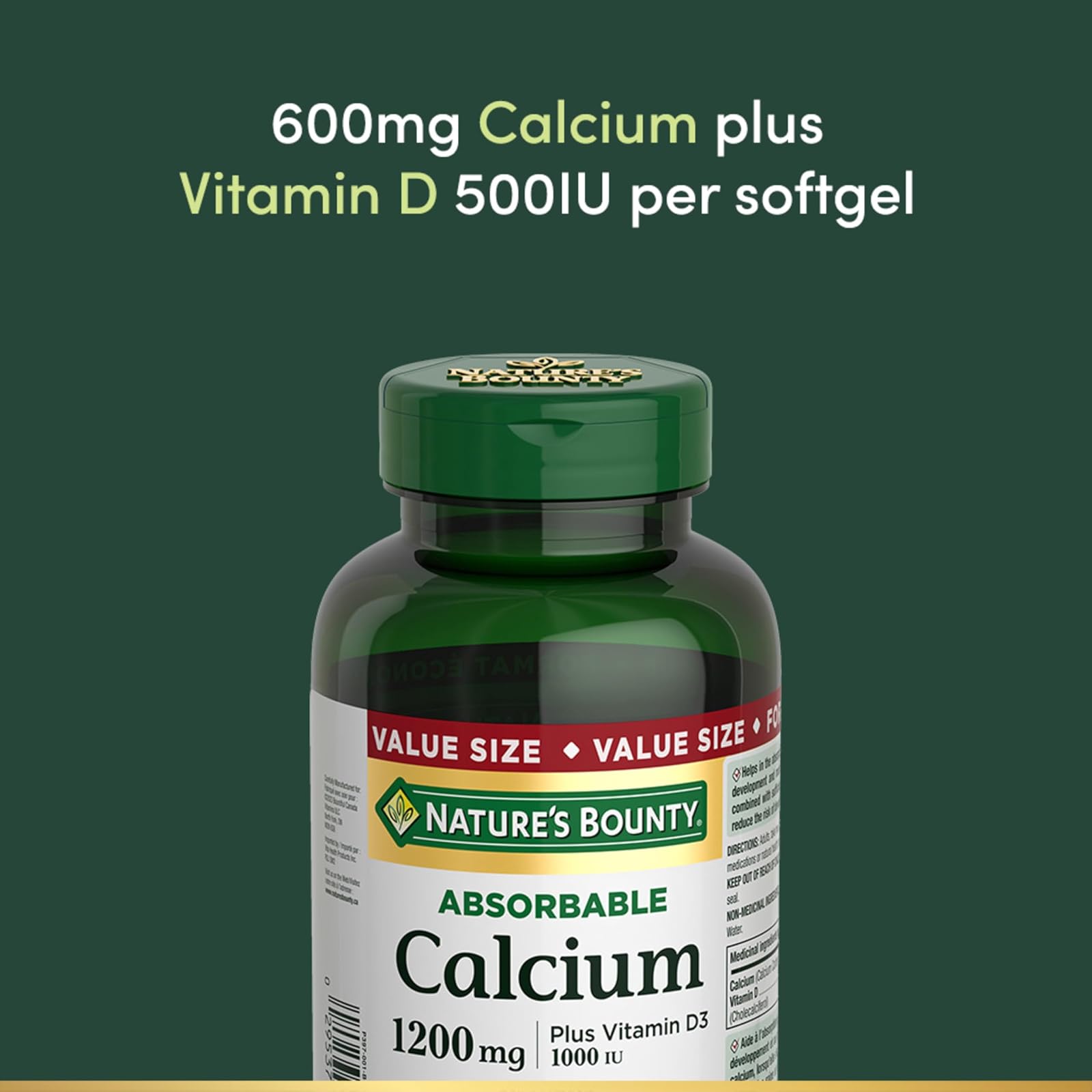 Nature's Bounty calcium for adults