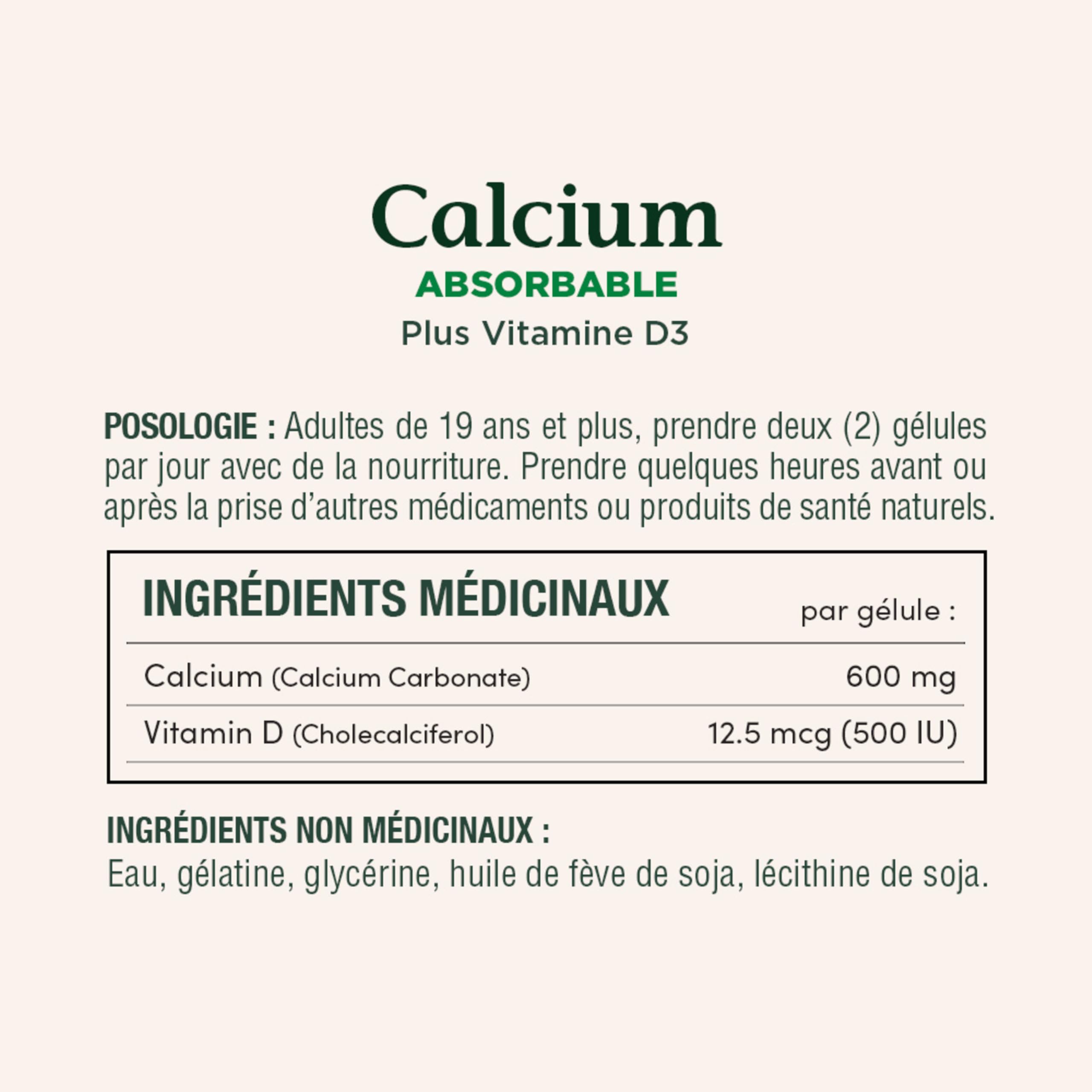 Nature's Bounty calcium for strong bones