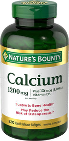 Nature's Bounty calcium supplement benefits