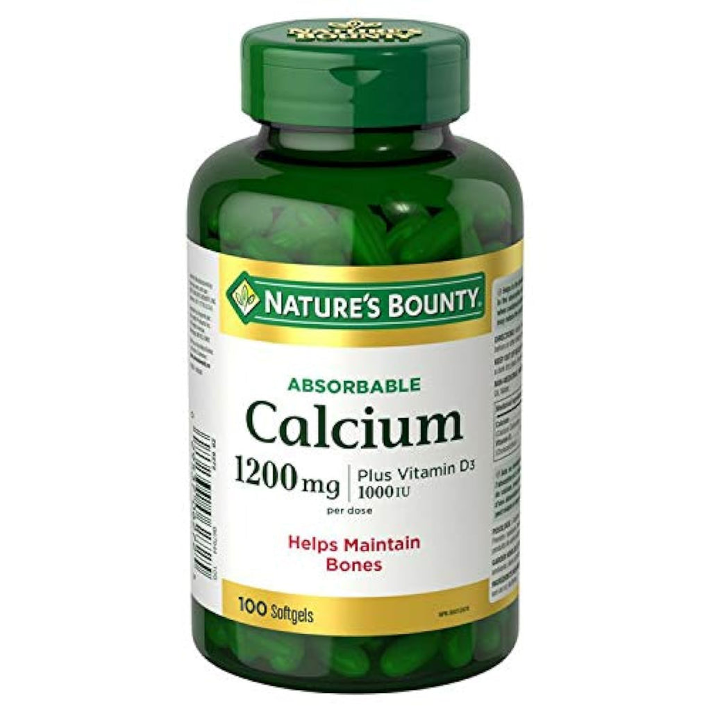 Nature's Bounty calcium supplement benefits