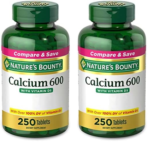 Nature's Bounty calcium supplement for bone health