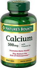 Nature's Bounty calcium supplement tablets
