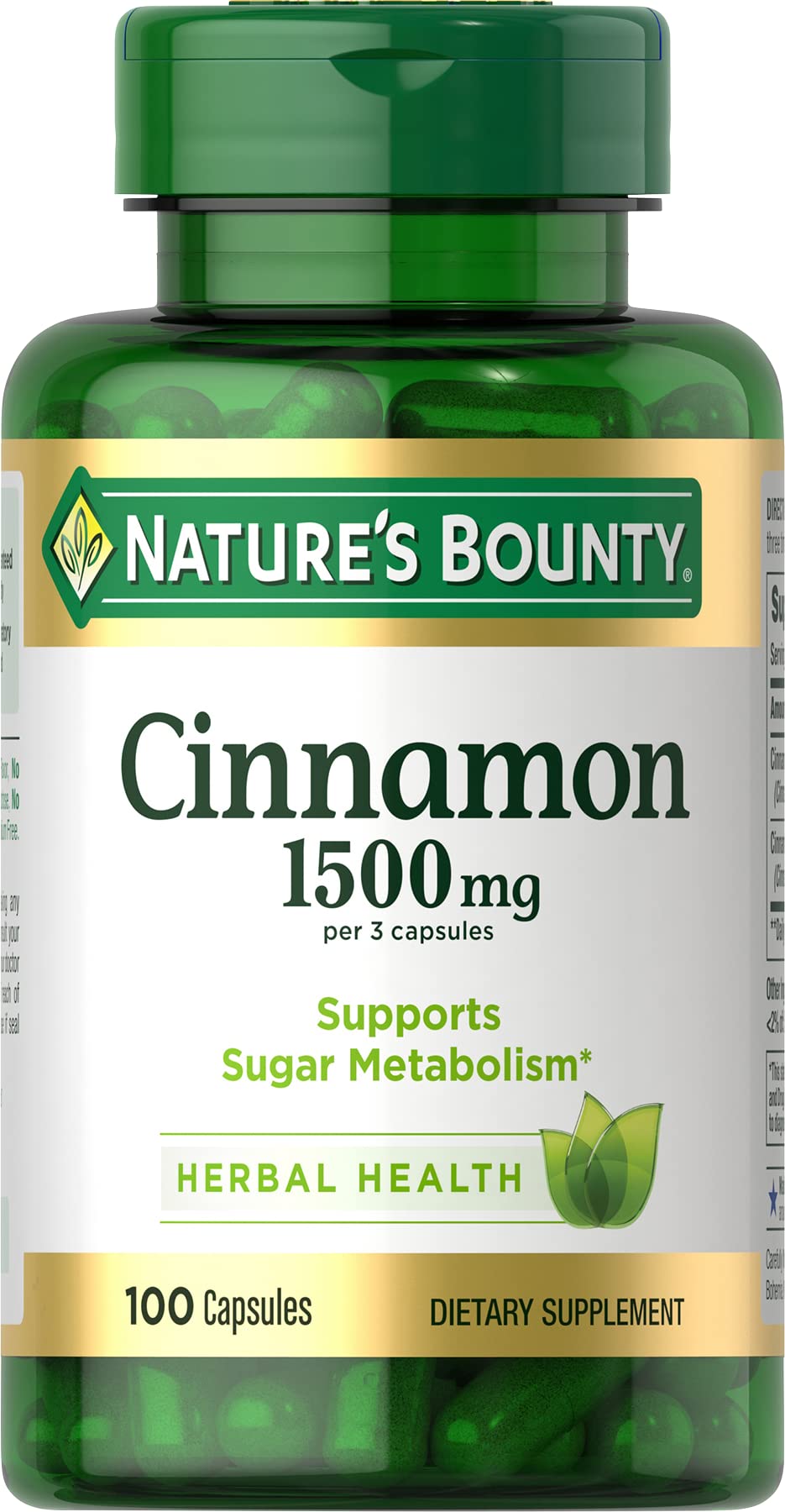 Nature's Bounty cinnamon supplement benefits