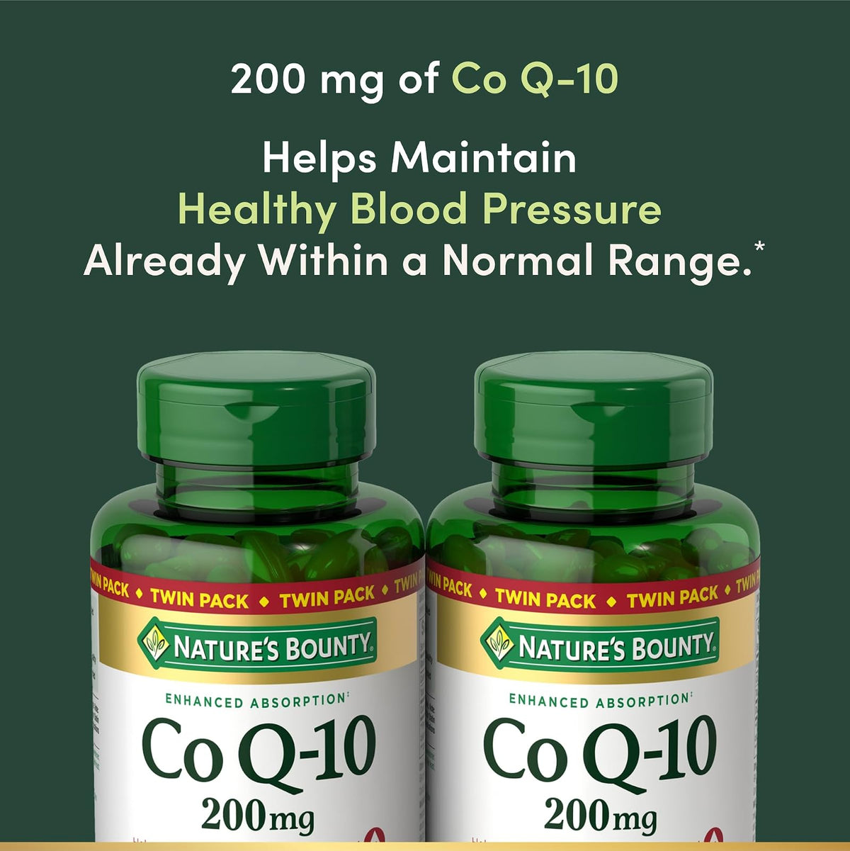 Nature's Bounty CoQ10 antioxidant benefits