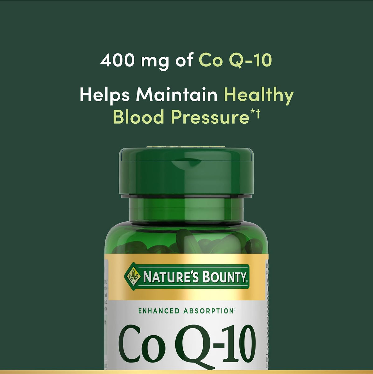 Nature's Bounty CoQ10 for antioxidant protection