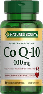Nature's Bounty CoQ10 softgels for heart health