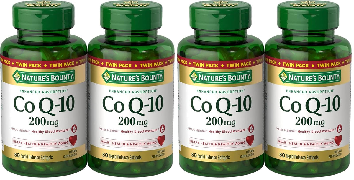 Nature's Bounty CoQ10 softgels for heart health