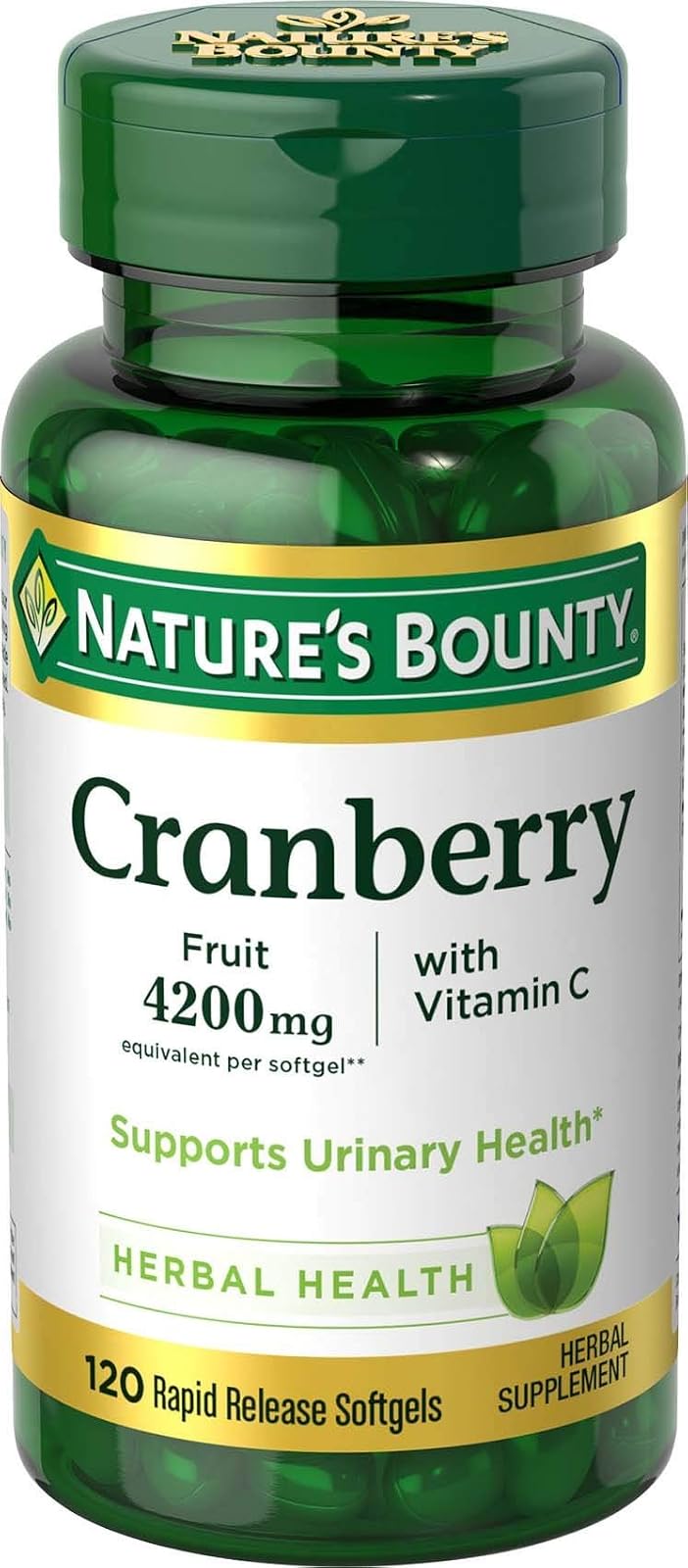 Nature's Bounty cranberry softgels benefits