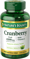 Nature's Bounty cranberry softgels for immunity