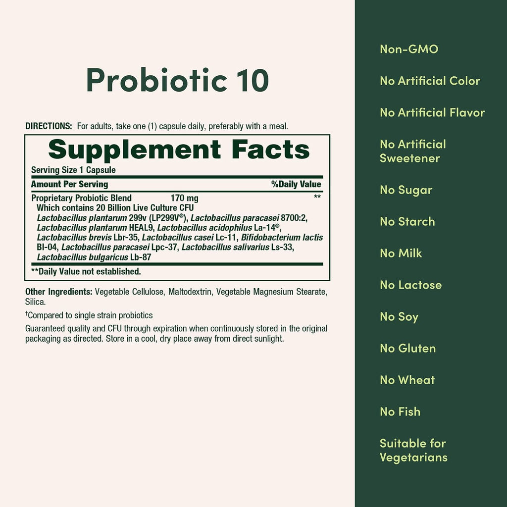 Nature's Bounty digestive health capsules