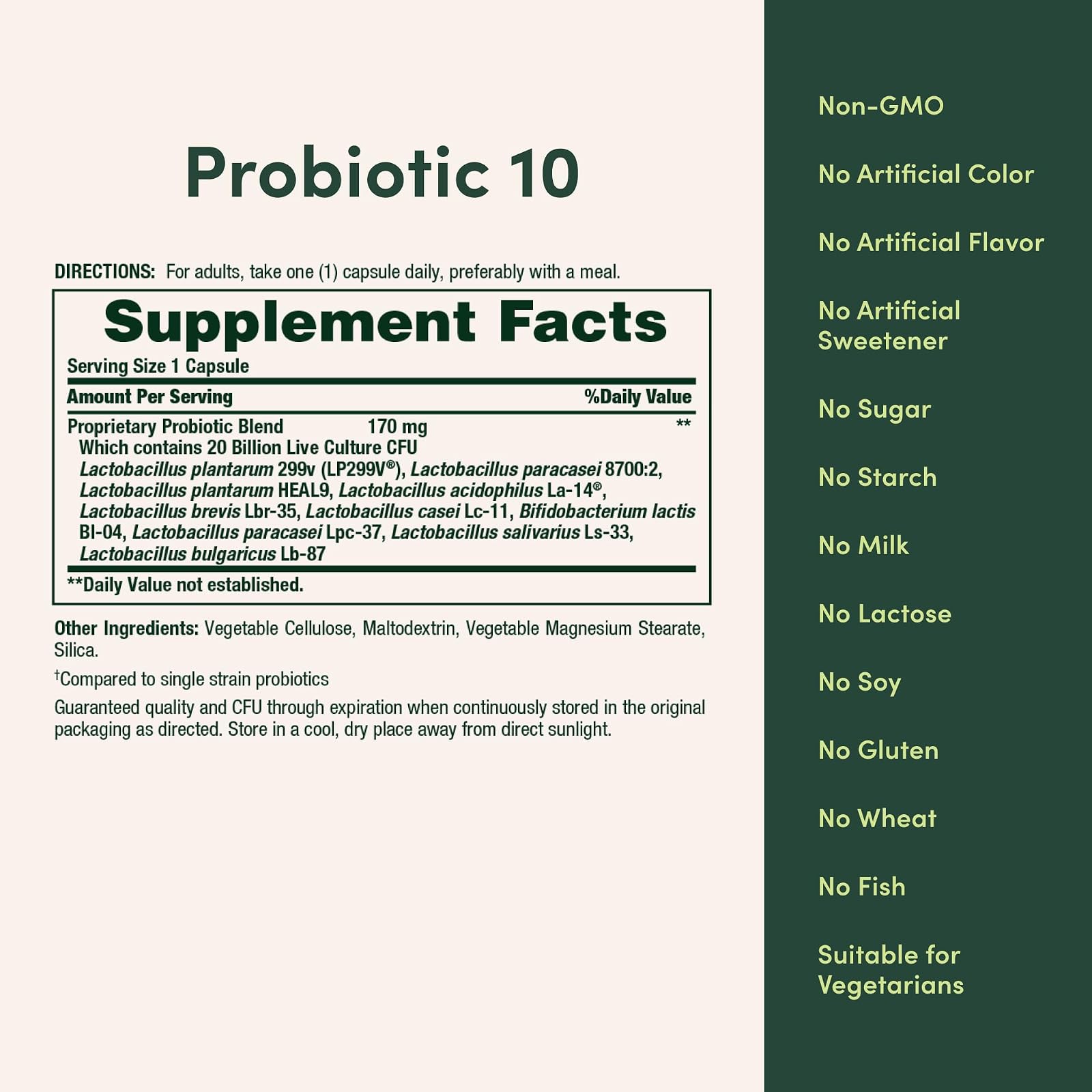 Nature's Bounty digestive health capsules